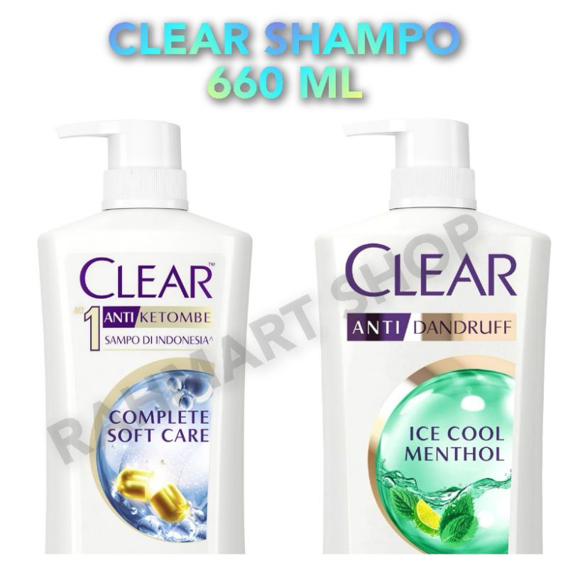 Jual CLEAR Shampoo 660ml Anti Ketombe - 660ml Soft Care / Clear 660 ML ...