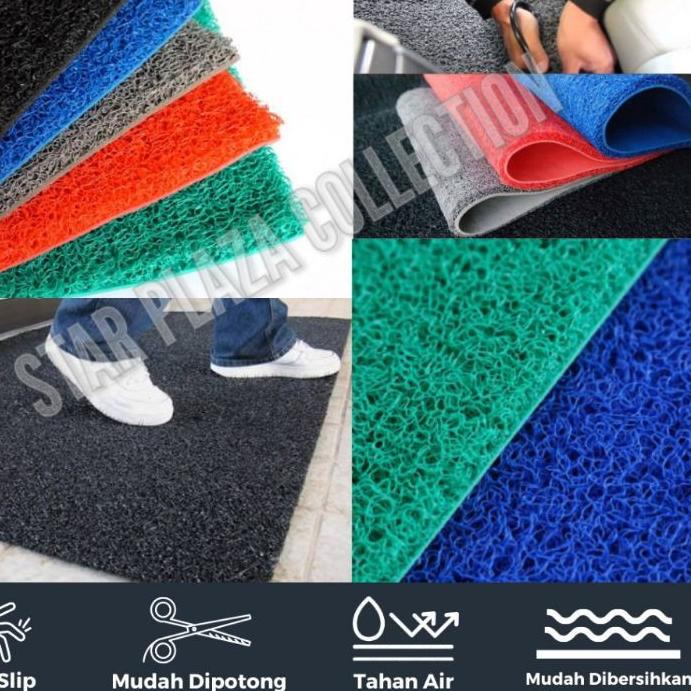 Jual Diskon Karpet Keset Karet PVC Keset Mie / Bihun Tebal Keset ...