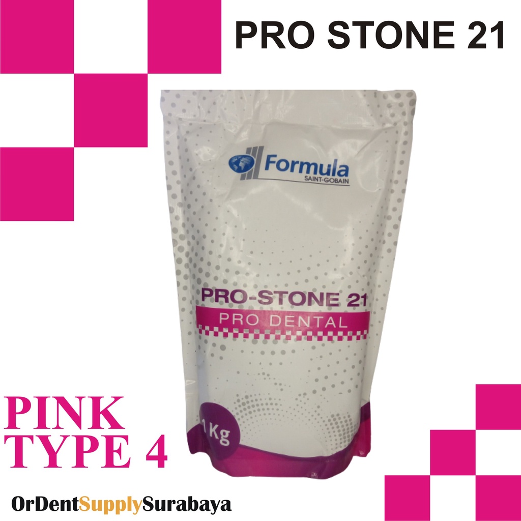 Jual Gips pro stone dental pro stone 21 type IV | Shopee Indonesia