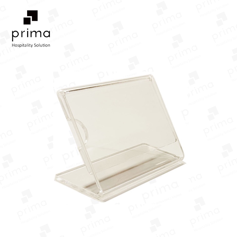 Jual Piring Food Tag Menu Akrilik Holder 70x50mm, Clear 2 mm | Shopee ...