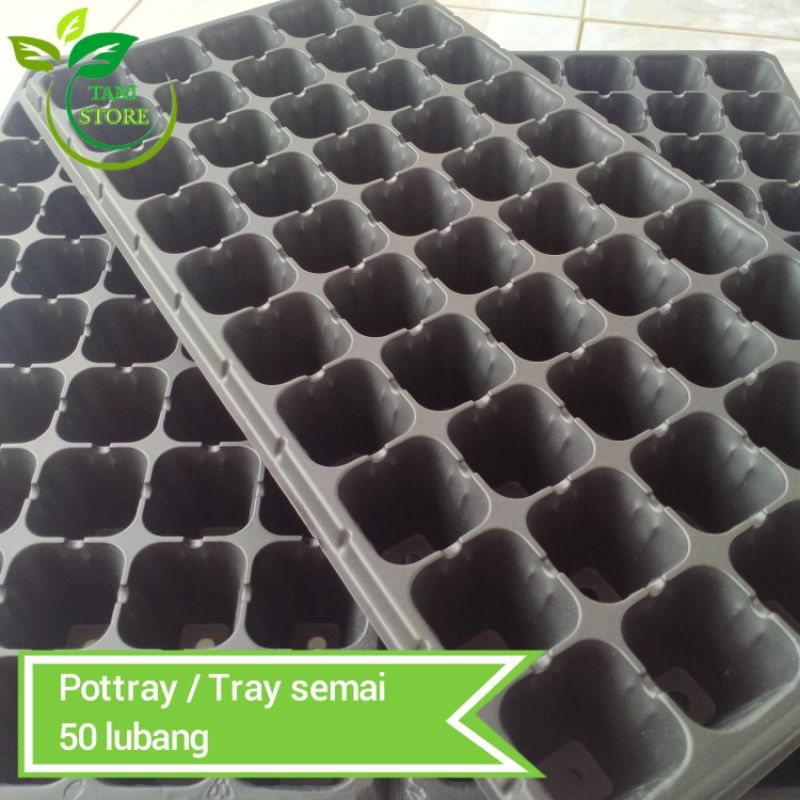 Jual Pot tray_Tray semai 50 hole/lubang_Tray semai | Shopee Indonesia