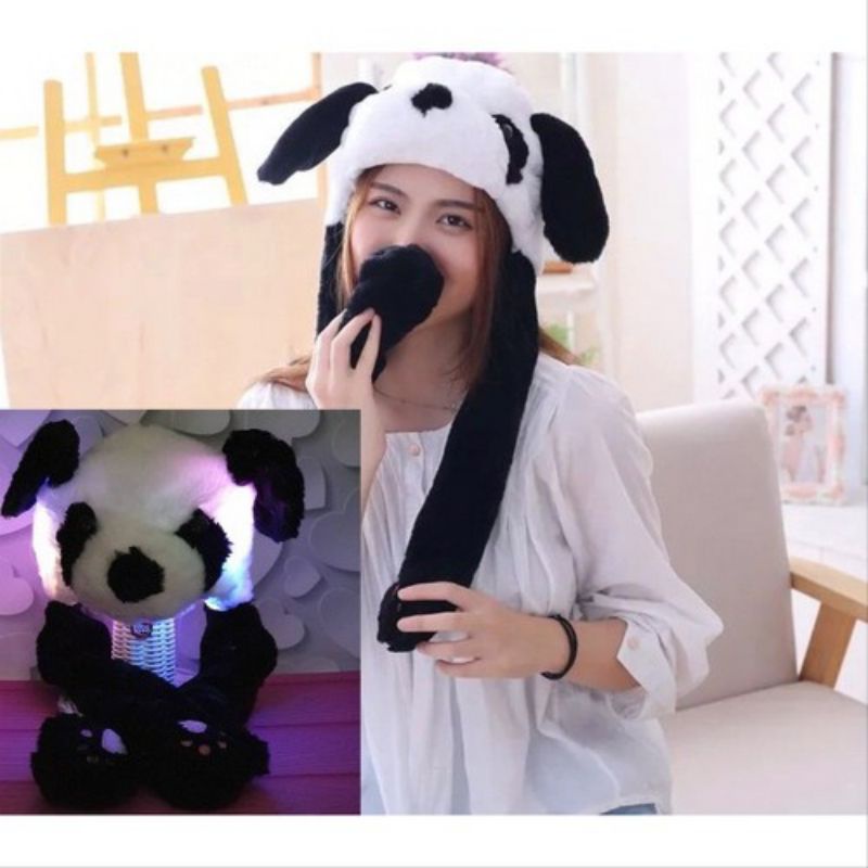Jual Bunnyhat Led Panda / Bunnyhat Panda Led / Topi Panda Led / Topi ...