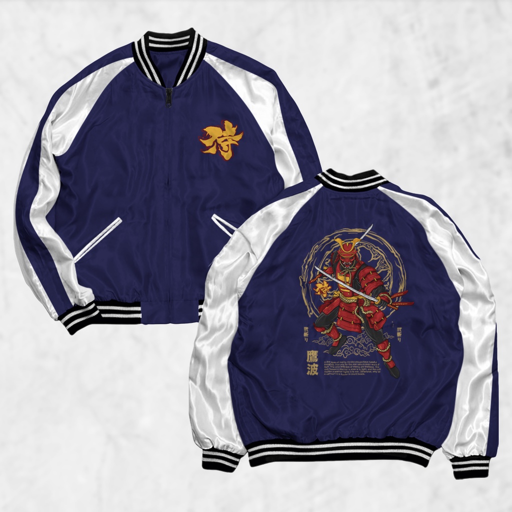 Jual Fortklass Jaket Sukajan Ronin Sablon Jaket Pria Wanita Distro ...