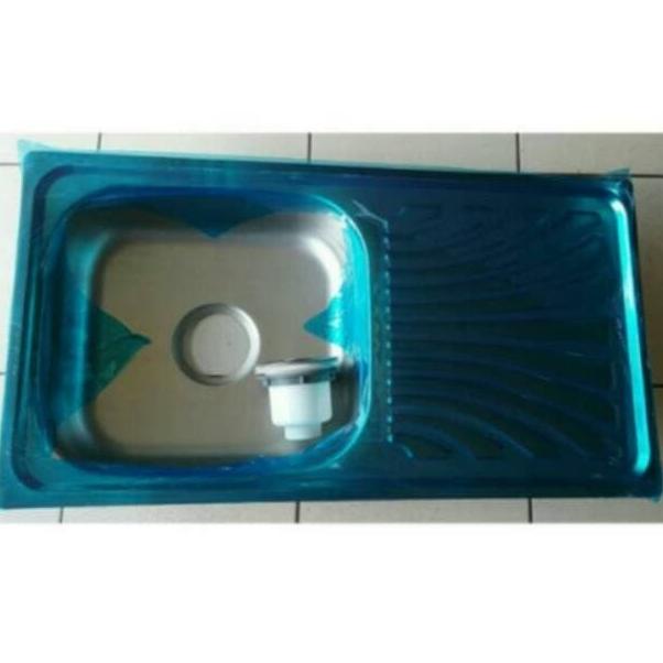 Jual Bak Cuci Piring Stainless + Avur Kitchen Sink 1 Lubang Dan Sayap ...