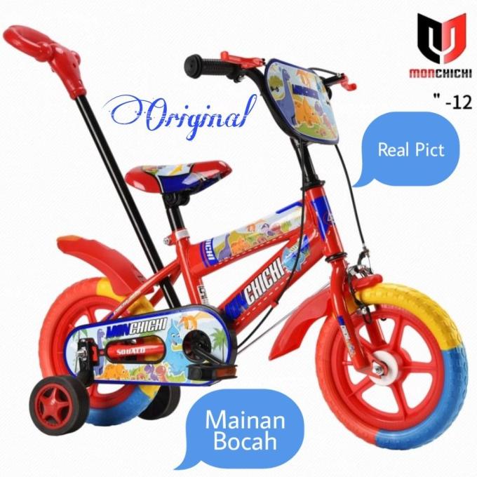 Jual Sepeda Anak Bmx Monchichi Dorongan 12 Inch Bmx 12 Monchichi Stir # ...