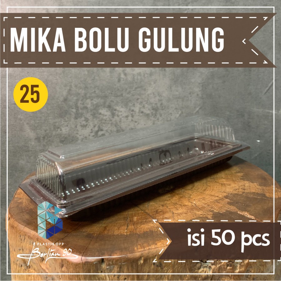 Jual ECERAN_Mika Plastik Bolu Gulung Mika BGT 25 Box Bolu Gulung tebal ...