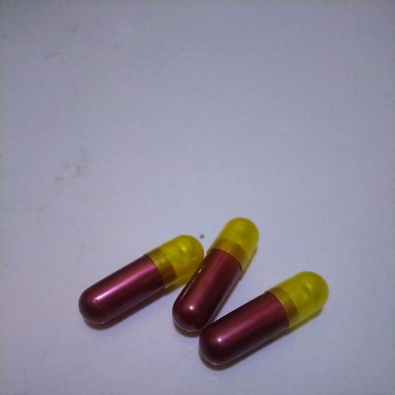 Jual Cangkang Kapsul Kosong 0 Metalik Kuning Marun isi 1000 Pcs ...