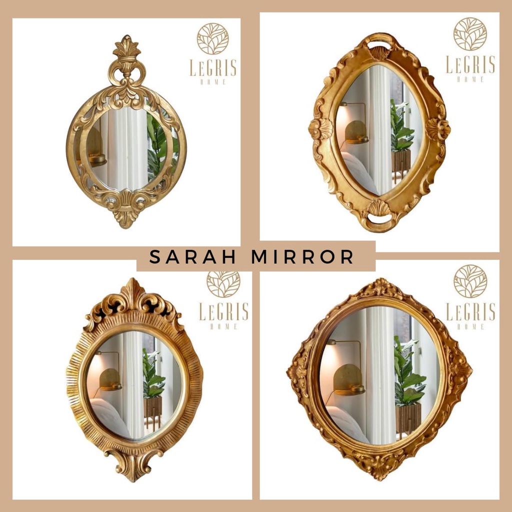 Jual MIRROR/KACA CERMIN/KACA RIAS/KACA UKIR/LACA KAYU-SARAH | Shopee ...