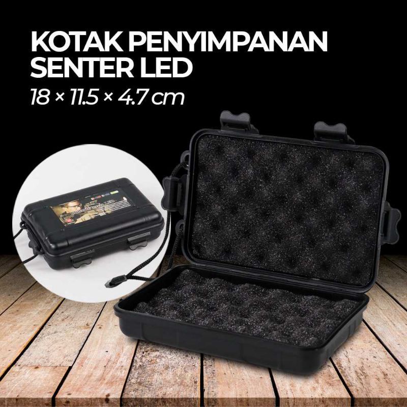 Jual Taffware Kotak Penyimpanan Plastik Senter LED Box 18x11.5x4.7cm ...