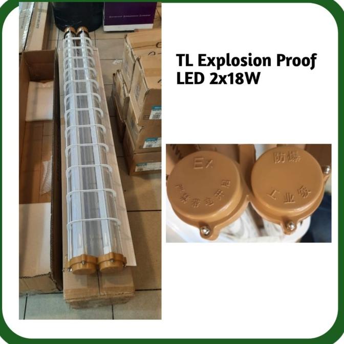 Jual Lampu Tl Explosion Proof 2X18W Led Explosive 120Cm Anti Ledak ...