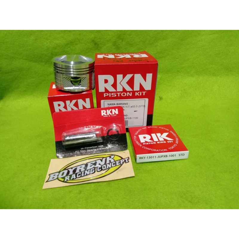 Jual PISTON KIT JUPITER XB DOME 53.5/54/54.5/55/55.5/56 RKN RIK RIKEN ...
