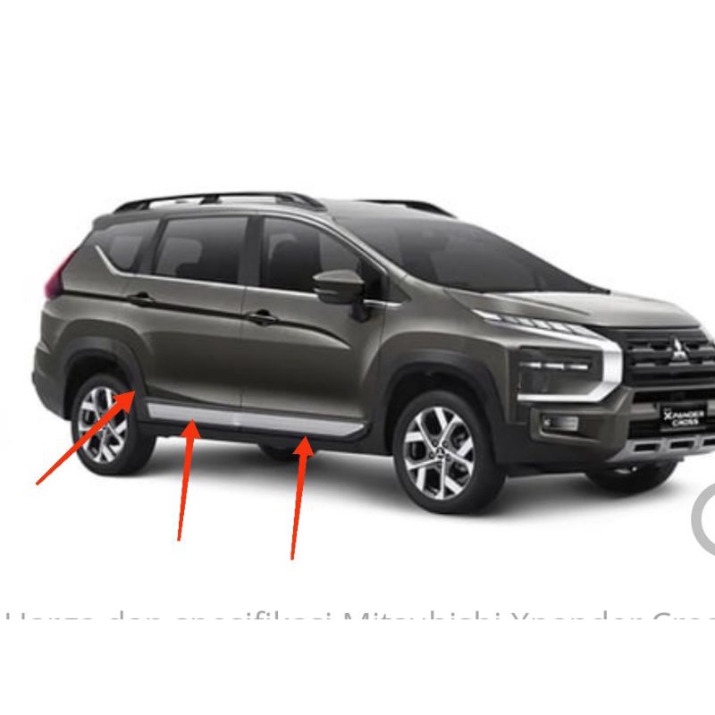 Jual List Body Samping Bawah Mobil Xpander cross Facelift 2022 original ...