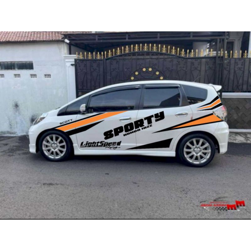 Jual STIKER MOBIL STIKER SPORTY BODY SAMPING STICKER CUSTOM STICKER ...