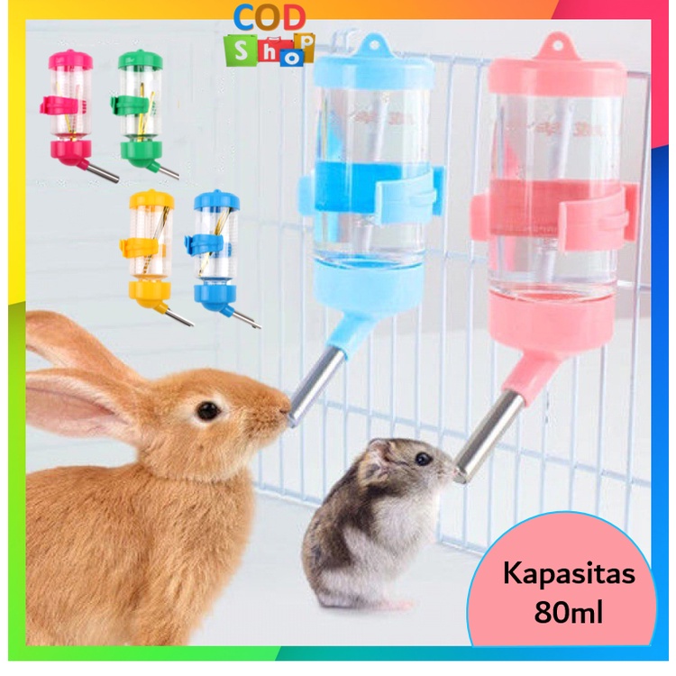 Jual COD - Bo5525 Botol Dot Tempat Minum Gantung / Botol Minum Hewan 80 ...