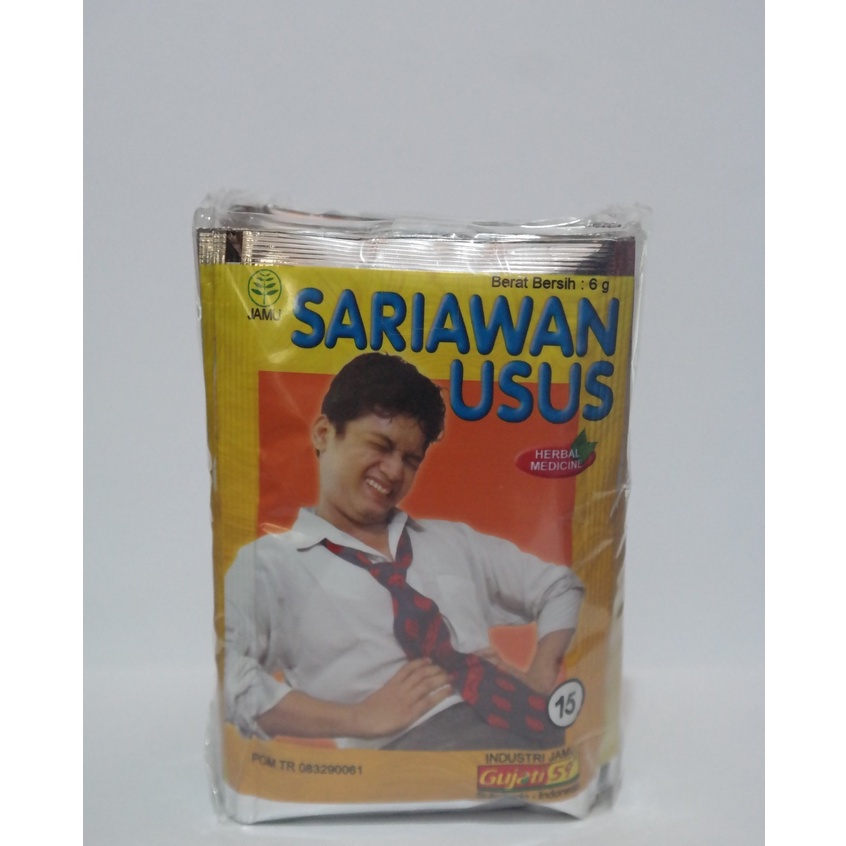 Jual GUJATI - JAMU SARIAWAN USUS (ISI 10 SACHET) | Shopee Indonesia