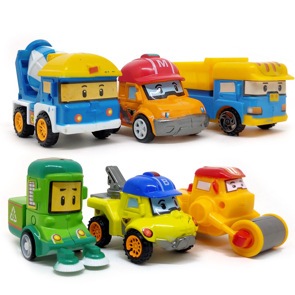 Jual mainan mobil seri car poli ce Toys robocar Hero set 8 dan set 4 ...