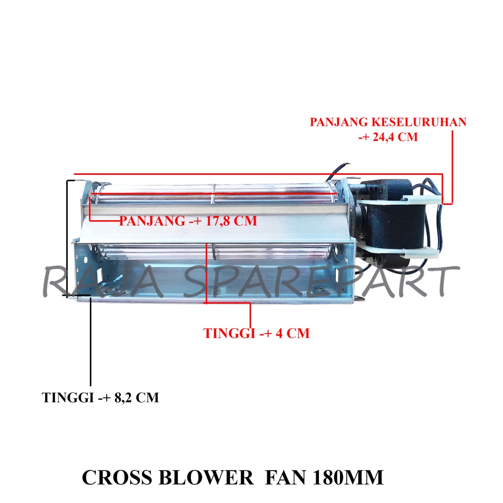 Jual CB180 Cross Blower Fan Motor Showcase / Cross Flow Blower / Blower ...