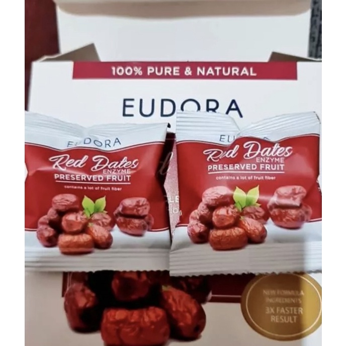 Jual EUDORA RED DATES ENZYME & DETOX (1 SACHET) | Shopee Indonesia