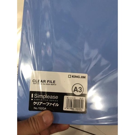 Jual Garansi Harga Clear holder a3 king jim 20 sheet | Shopee Indonesia