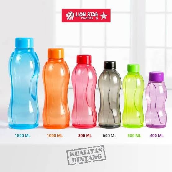 Jual botol Air minum hydro ( 1,5 liter , 1 liter , 600ml , 800ml , 400ml ) 1500ml 1000ml Lion ...