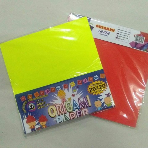 Jual KERTAS ORIGAMI KERTAS LIPAT UK 20X20 ASTURO FORTE | Shopee Indonesia