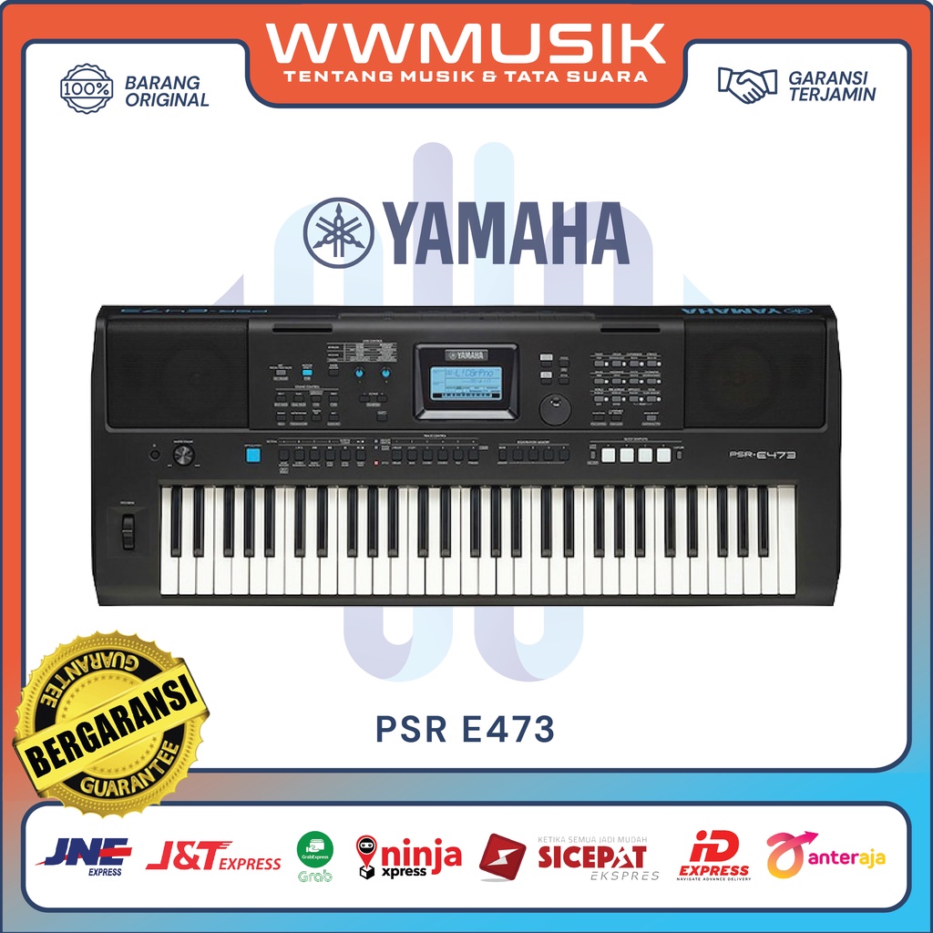 Jual Keyboard YAMAHA PSR E473 E-473 E 473 E463 Series Arranger Electone Organ Touch Responsive ...