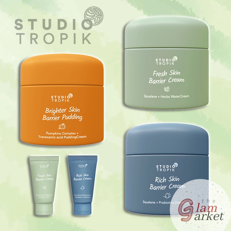 Jual GLAM - STUDIO TROPIK Fresh Skin Rich Skin Barrier Cream 50g ...