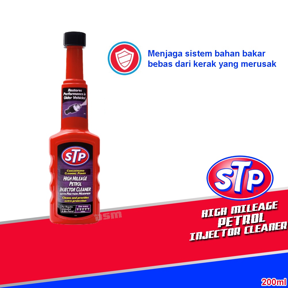 Jual STP Hi-Mileage Petrol Injector Cleaner - 200ml / Campuran Bensin ...