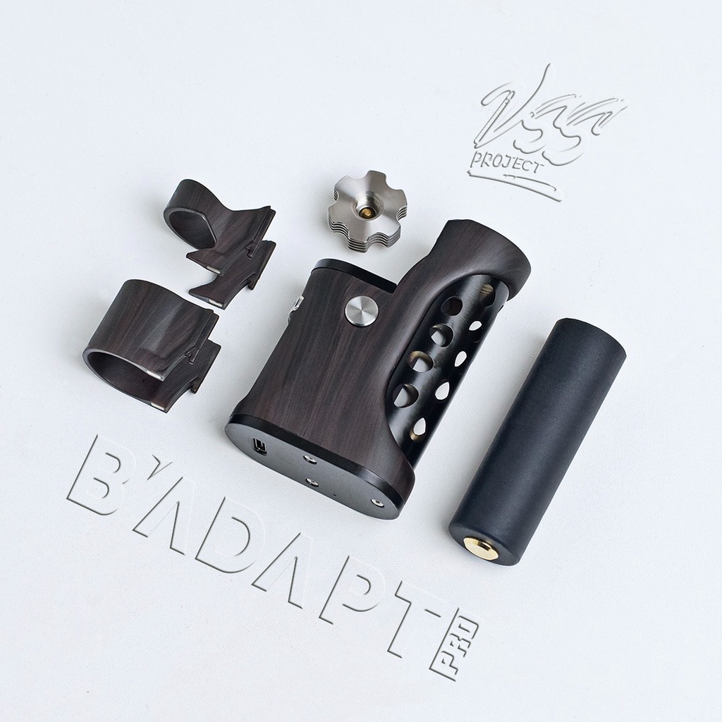 Jual Hippovape B’adapt Pro 100W SBS box Authentic Full Dark Wood Side ...