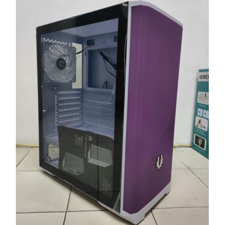 Jual Casing Komputer Gaming Bitfenix Nova Mesh SE TG PURPLE Free 4Fan ...