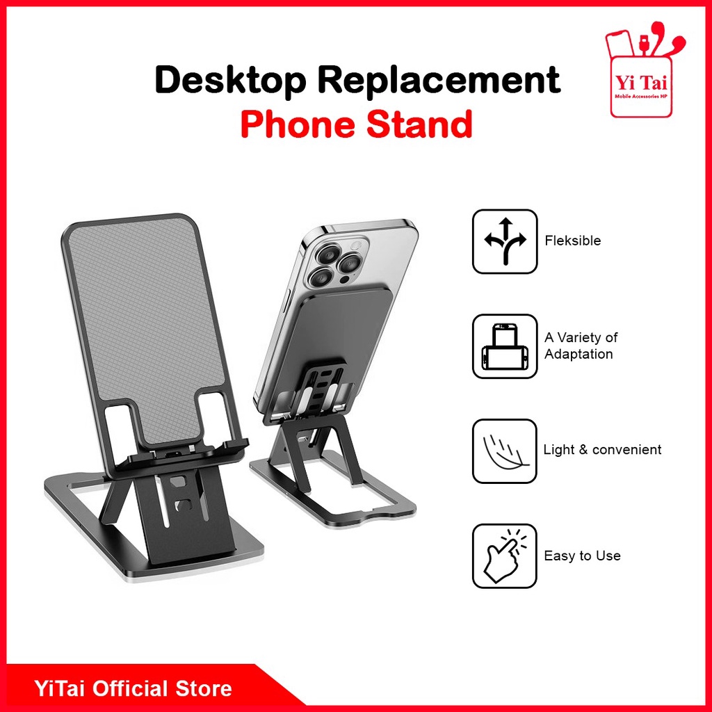 Jual YI TAI - HH01 Stand HP 7 heights Folding Holder Hp Lipat Universal ...