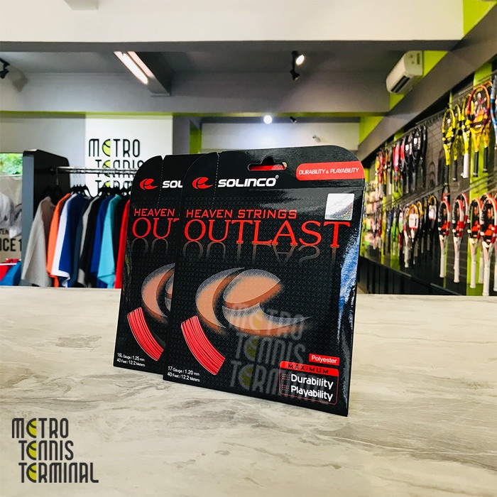 Jual Solinco Outlast 16L / 16 / 17 / 18G String ( Senar Raket Tenis ...