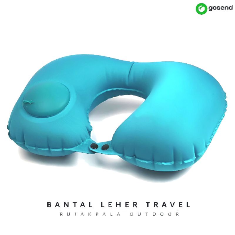 Jual bantal leher / bantar travel / bantal angin lipat / aeros pollow ...