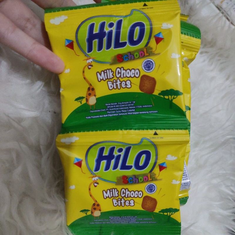 Jual Hilo school milk choco bites eceran/renceng/renteng isi 10 ...