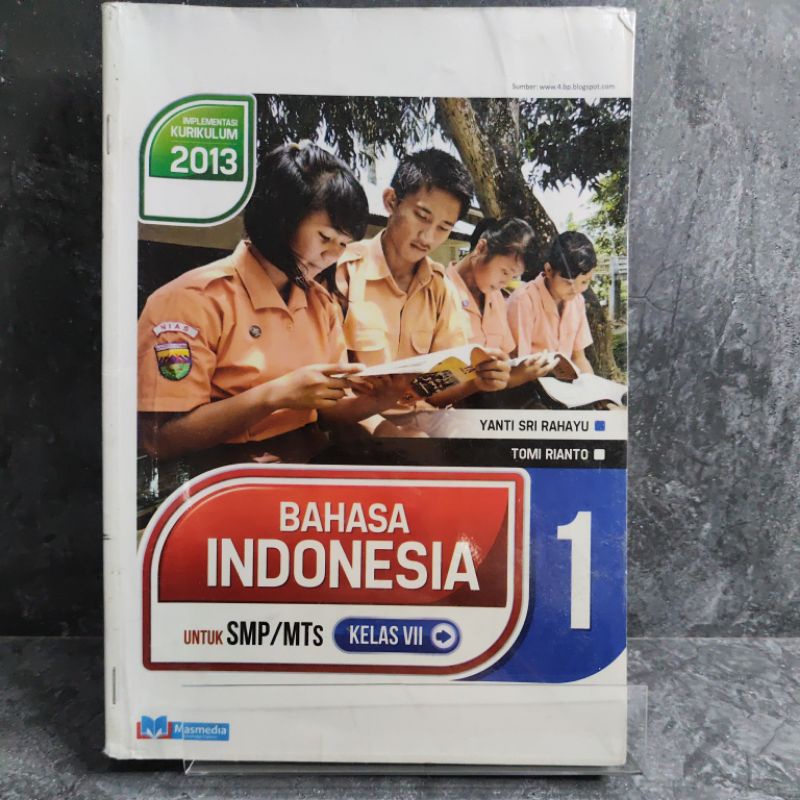 Jual Buku Bahasa Indonesia kelas 7, VII, SMP, Masmedia, Kurikulum 2013, Yanti Sri Rahayu, Tomi ...