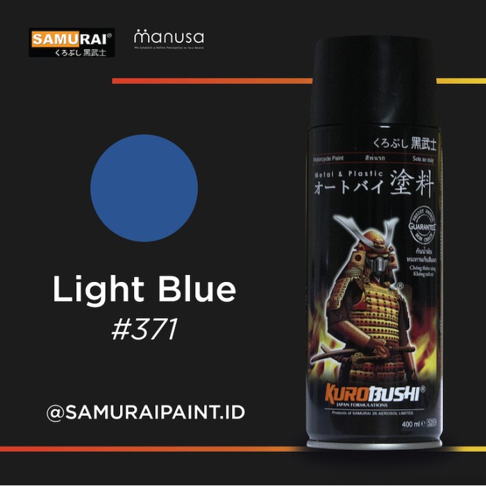 Jual Samurai Paint Standard Light Blue 371 Biru Muda Standar #371 # ...