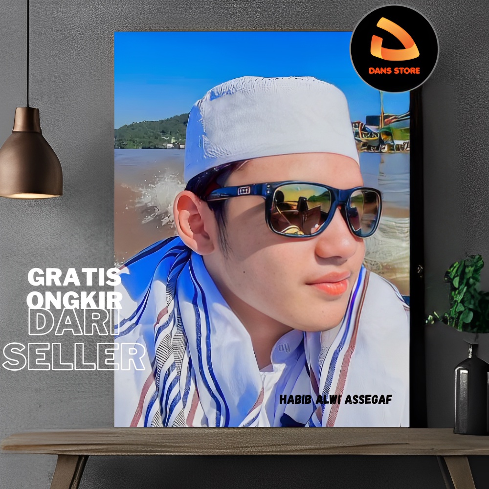 Jual Habib Alwi Assegaf Raden Kian Santang Poster Habib Poster Kyai ...