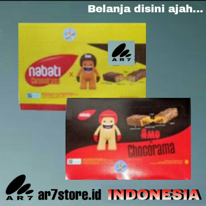 Jual AMO CHOCORAMA/CARAMELRAMA Nabati 1 pack isi 20 x 14gr | Shopee ...