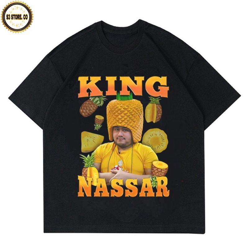 Jual KAOS KING NASSAR NANAS T-SHIRT BAJU NASSAR TOP DANGDUT UNISEX RAP ...