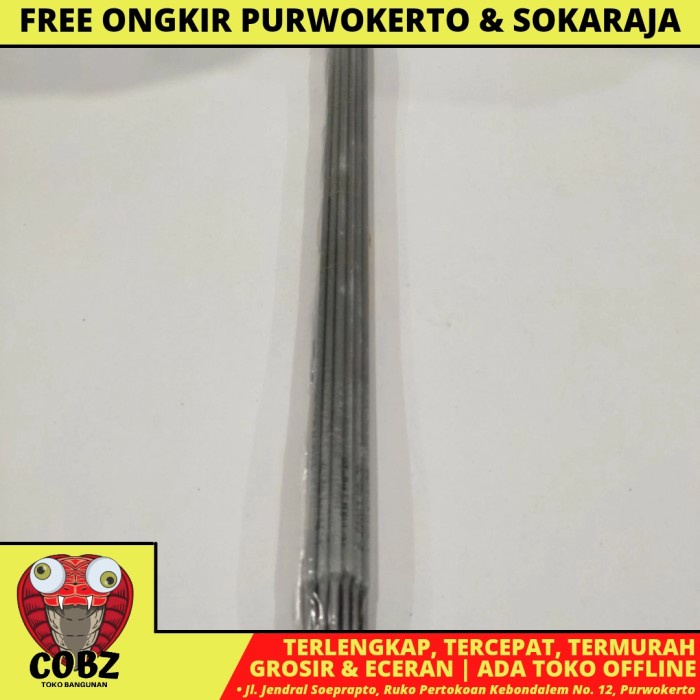 Jual 2.6 MM / KOBE KAWAT LAS BESI BAJA COR LUNAK PER KG | Shopee Indonesia