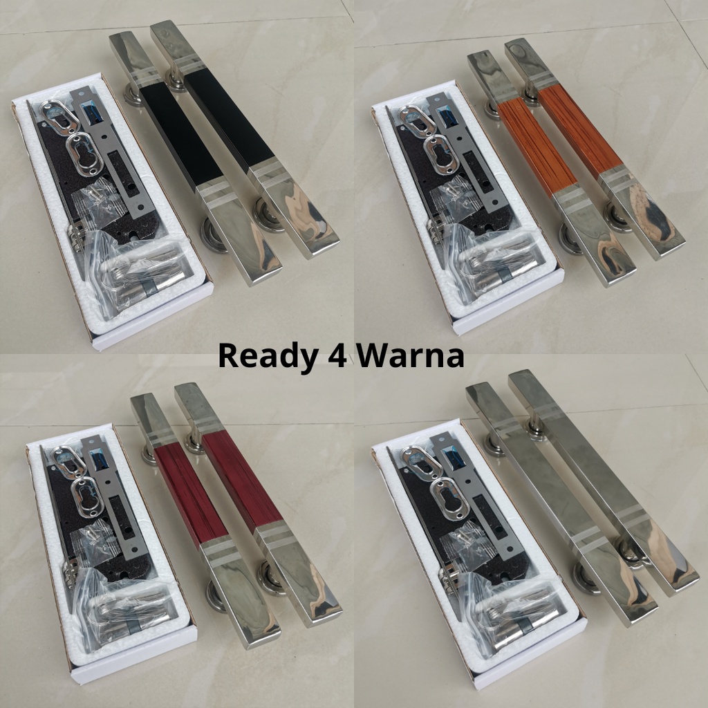 Jual Paket Handle Pintu Rumah 33 cm Satu Set Kunci Murah Minimalis ...