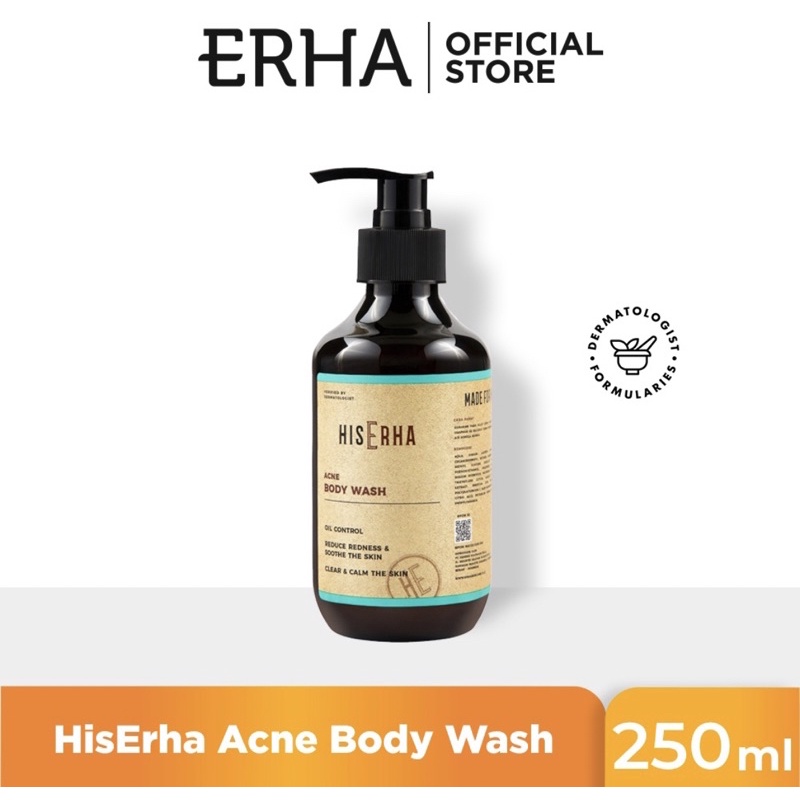 Jual His Erha Acne Body Wash (100% original) | Shopee Indonesia
