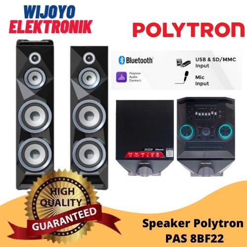Jual POLYTRON SPEAKER AKTIF PAS 8BF22 BLUETOOTH PAS8BF22 NEW GARANSI ...