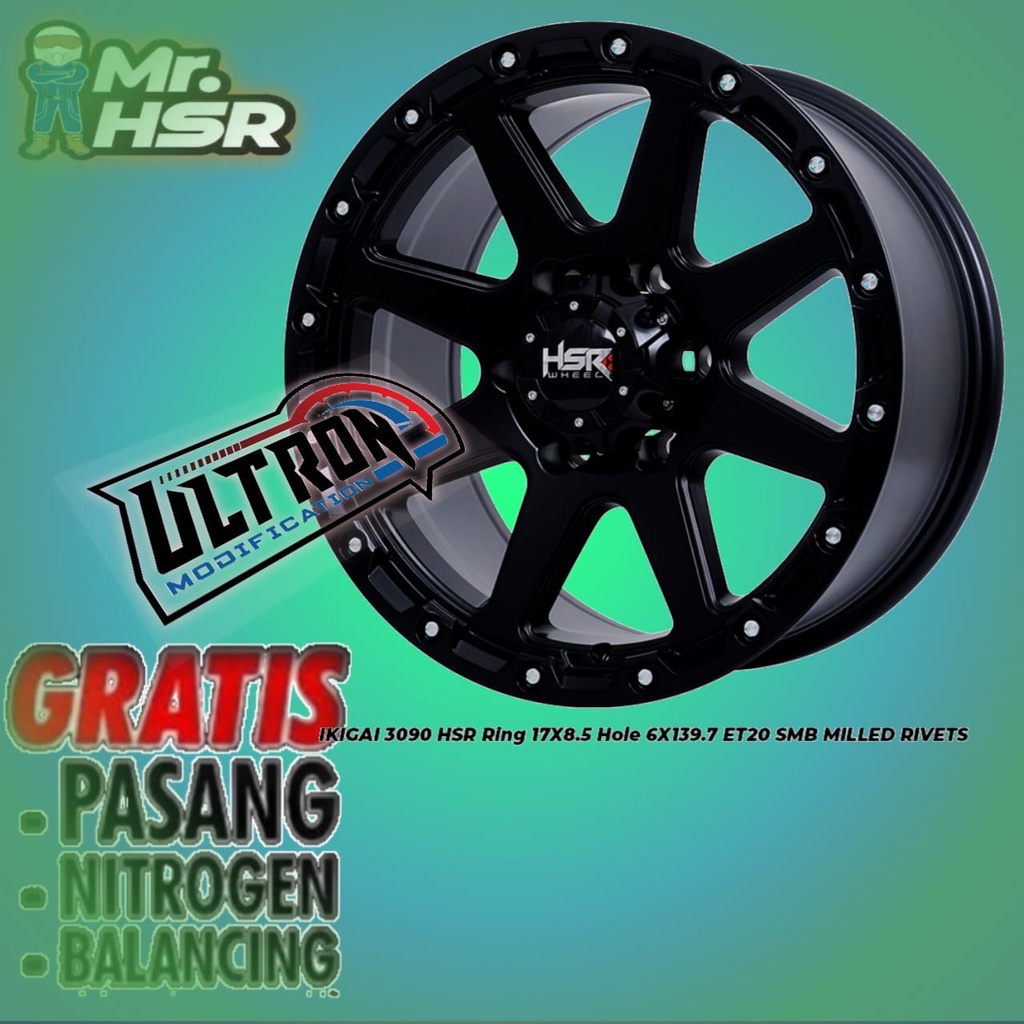 Jual velg mobil Murah IKIGAI r17 lobng 6 untuk Fortuner,Pajero ||toko ...