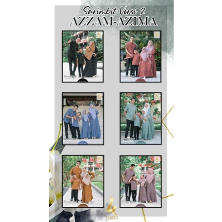 Jual Azzam Azima Family Series by hawa (ready stok) | Shopee Indonesia