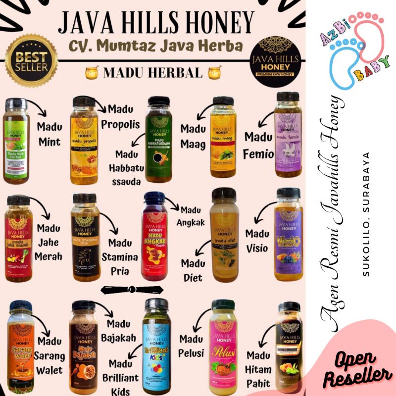 Jual MADU JAVAHILLS HONEY BPOM HALAL BERSANAD | Shopee Indonesia