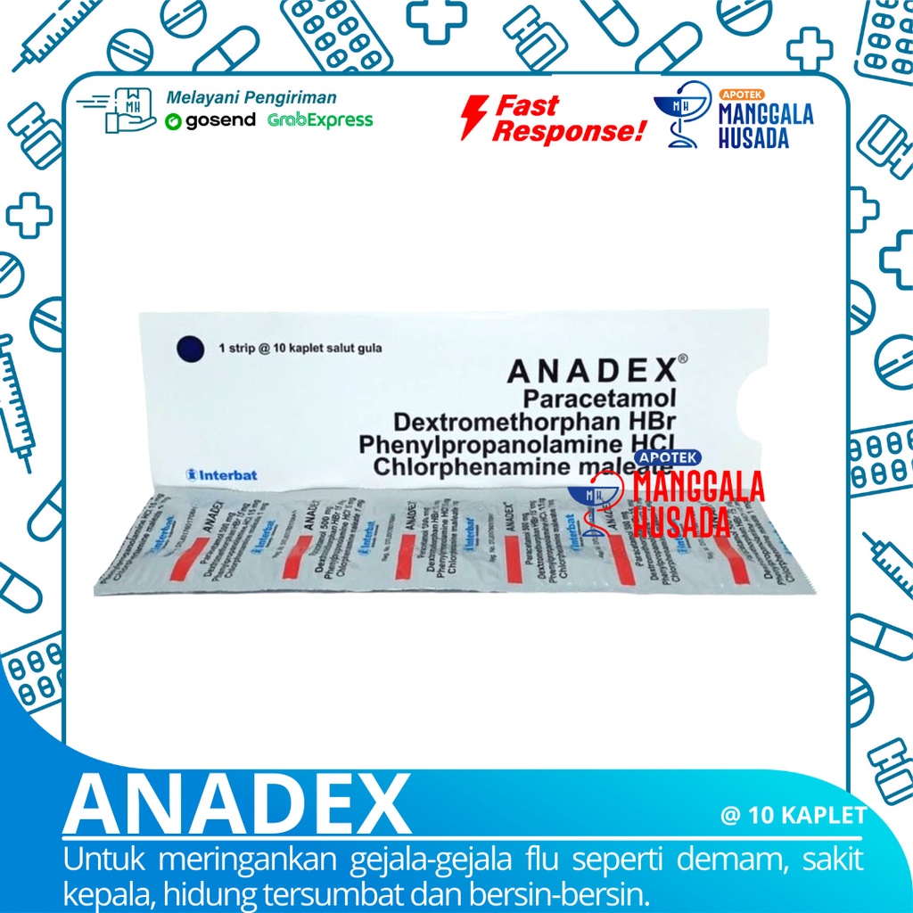 Jual ANADEX KAPLET PER STRIP @ 10 KAPLET | Shopee Indonesia