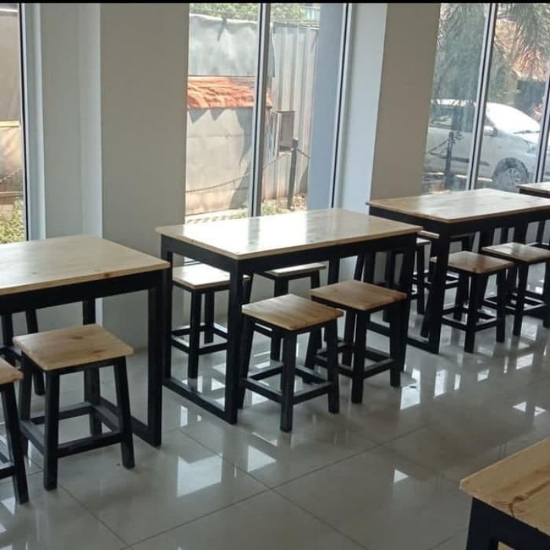 Jual meja makan set resto/warkop | Shopee Indonesia