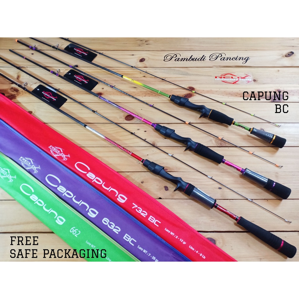Jual RXN | Joran BC RELIX NUSANTARA CAPUNG Series Baitcasting Fishing ...