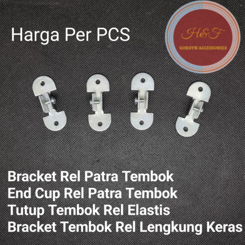 Jual Bracket Tembok Rel Patra/End Cup Tembok Rel Patra/Tutup Tembok Rel ...